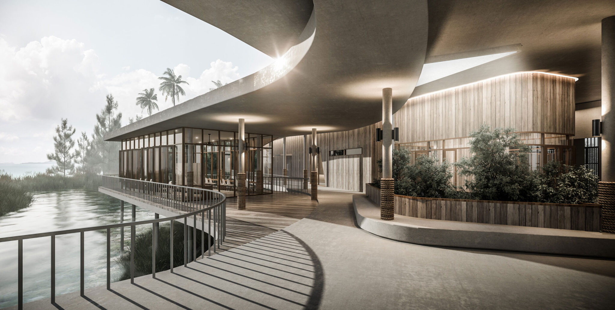Pak Phanang Wind Park Community Center - Vaslab Architecture